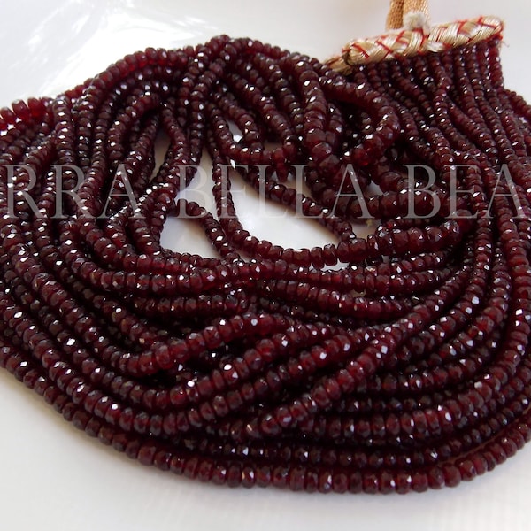 Natural Ruby Beads - Etsy