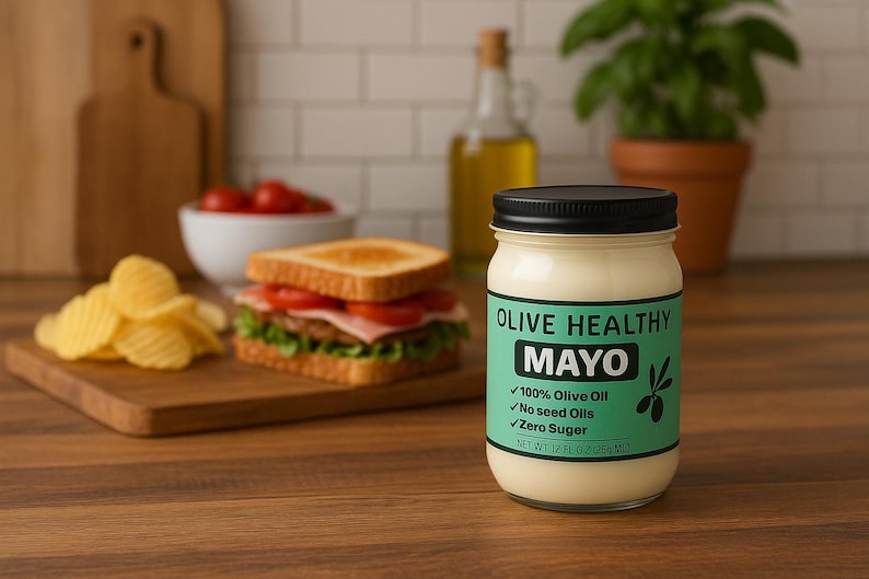 Olive Healthy Mayo Made With 100% Olive Oil, No Seed Oils and Zero ...