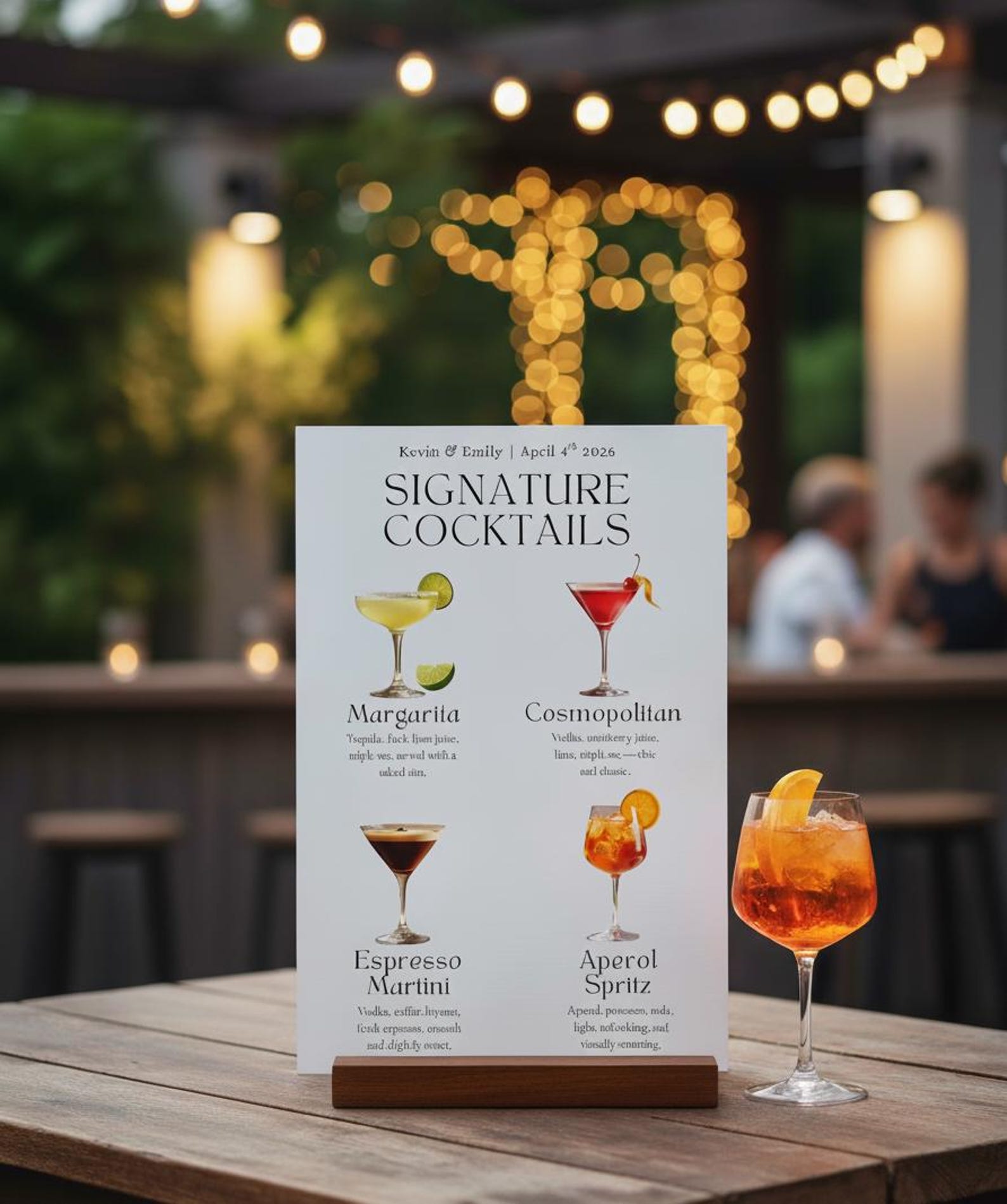 Customizable Bar Menu Template • 6 Templates • 100+ Drink Options ...