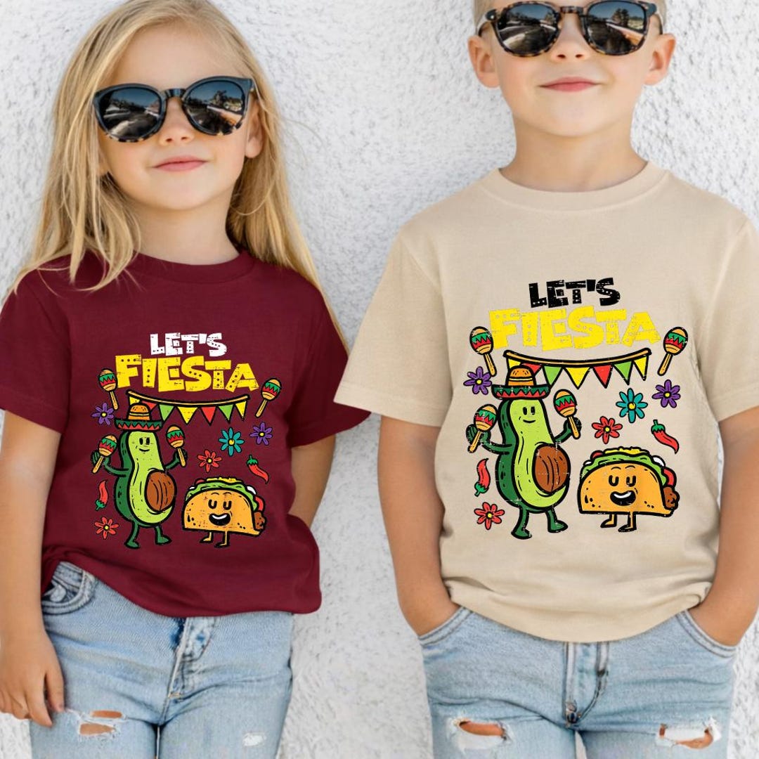 Let’s Fiesta Taco Avocado Shirt – Funny Cinco Tee - Etsy