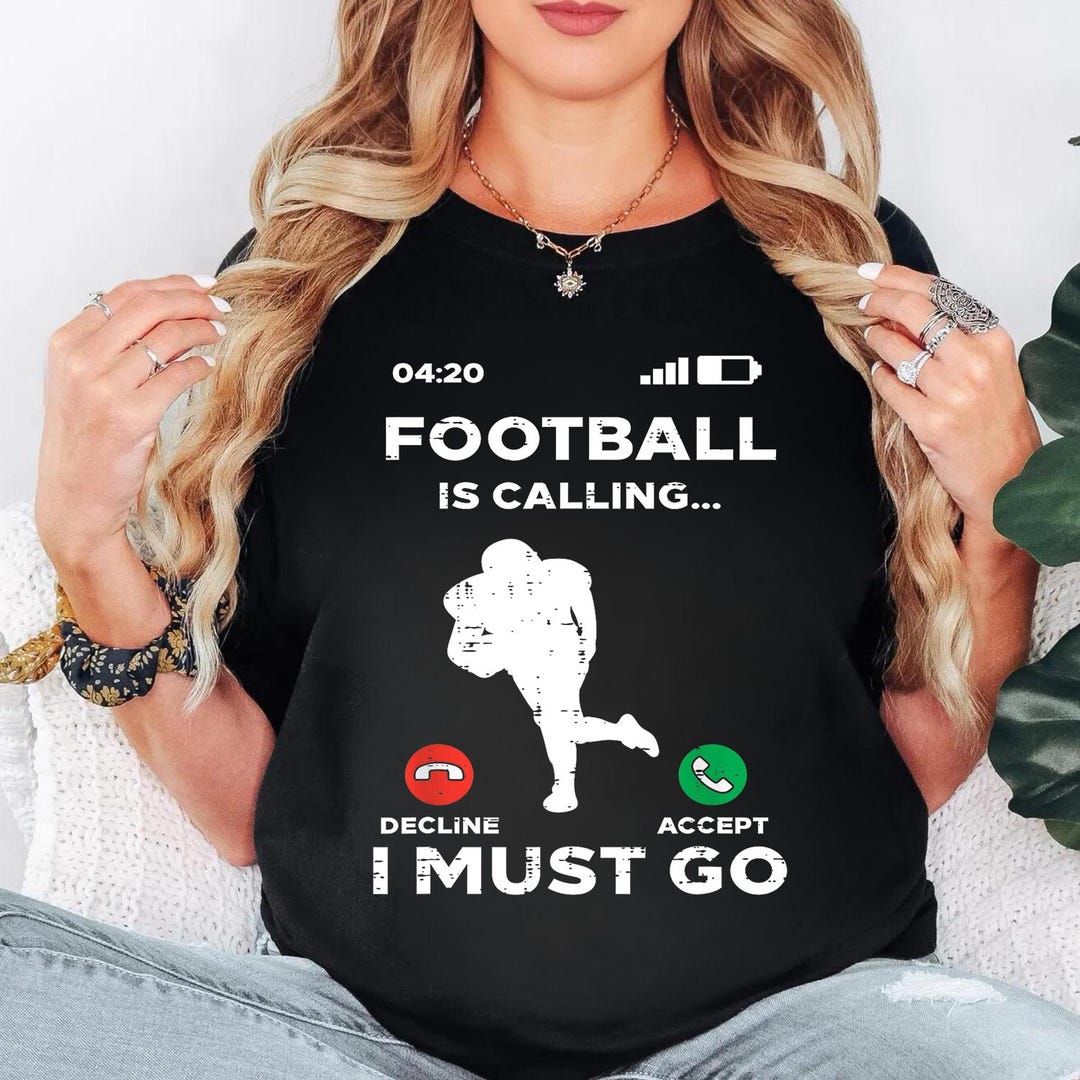 Football is Calling Shirt | Funny Coach Sports Tee - Etsy
