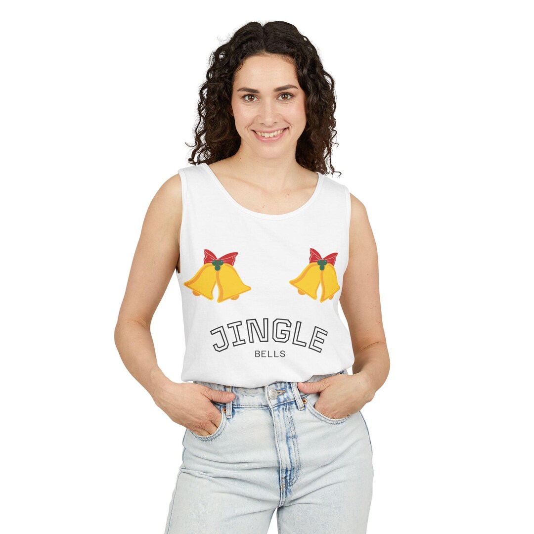 Jingle Bells Holiday Tank Top, Christmas Apparel, Unisex Tank, Gift for ...