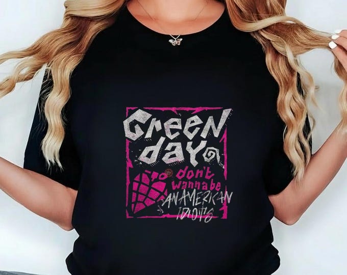 Green Day American Idiot Digital Download - Pink Grid Don't Wanna Be ...