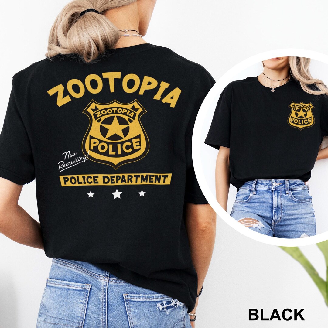 Disney Zootopia Police Department Shirt, Disney Zootropolis Shirt ...