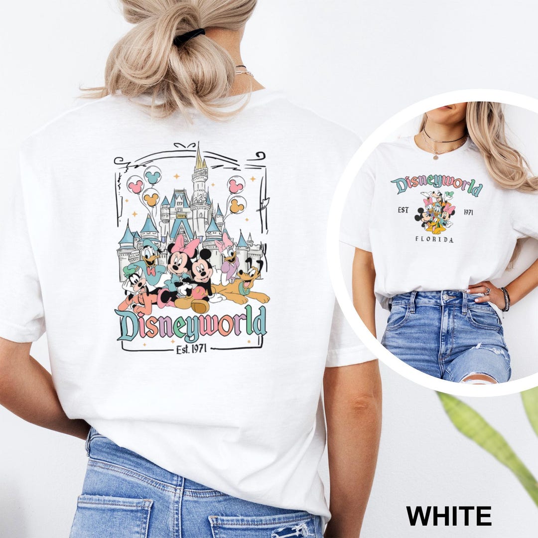 Disneyworld Est 1971 Florida Shirt, Magic Kingdom Castle Shirt ...