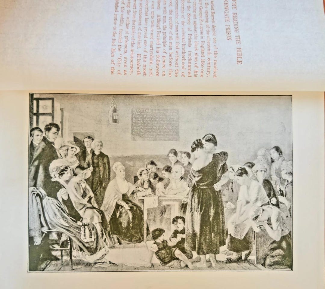 GODFREY READING BIBLE at Prison- 1894 Best Men and Famous Women ...