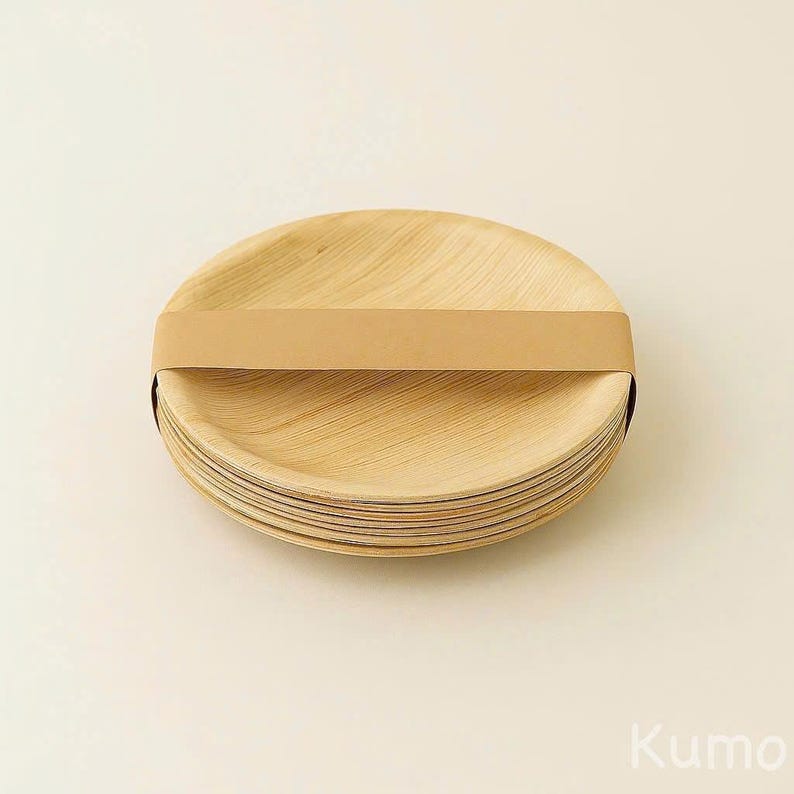 Areca Palm Leaf Plate Set – Biodegradable Compostable Tableware ...