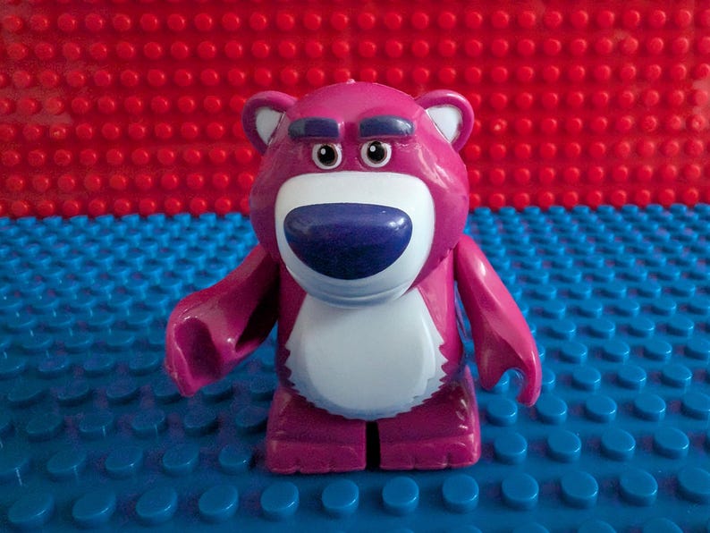 Custom Disney Pixar Lego Compatible Minifigure Toy Story Lotso Hugging ...