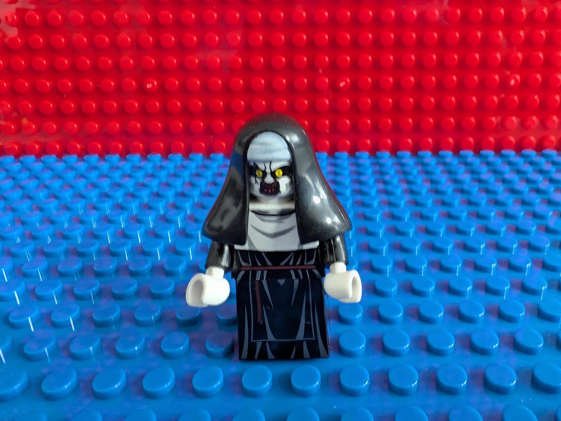 Valek the Nun Custom Lego Conjuring Horror Style Mini Figure Character ...