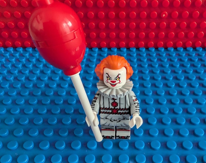 Pennywise Custom Lego IT Horror Style Mini Figure Character - Etsy