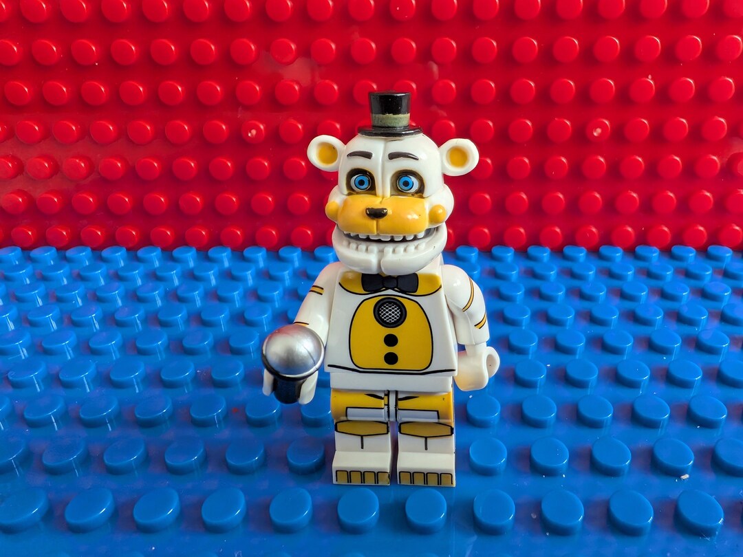Custom Five Nights at Freddy's Funtime Golden Freddy Horror Minifigure ...