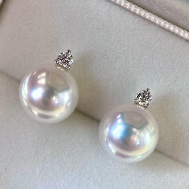 South Sea Pearl Moissanite - Etsy