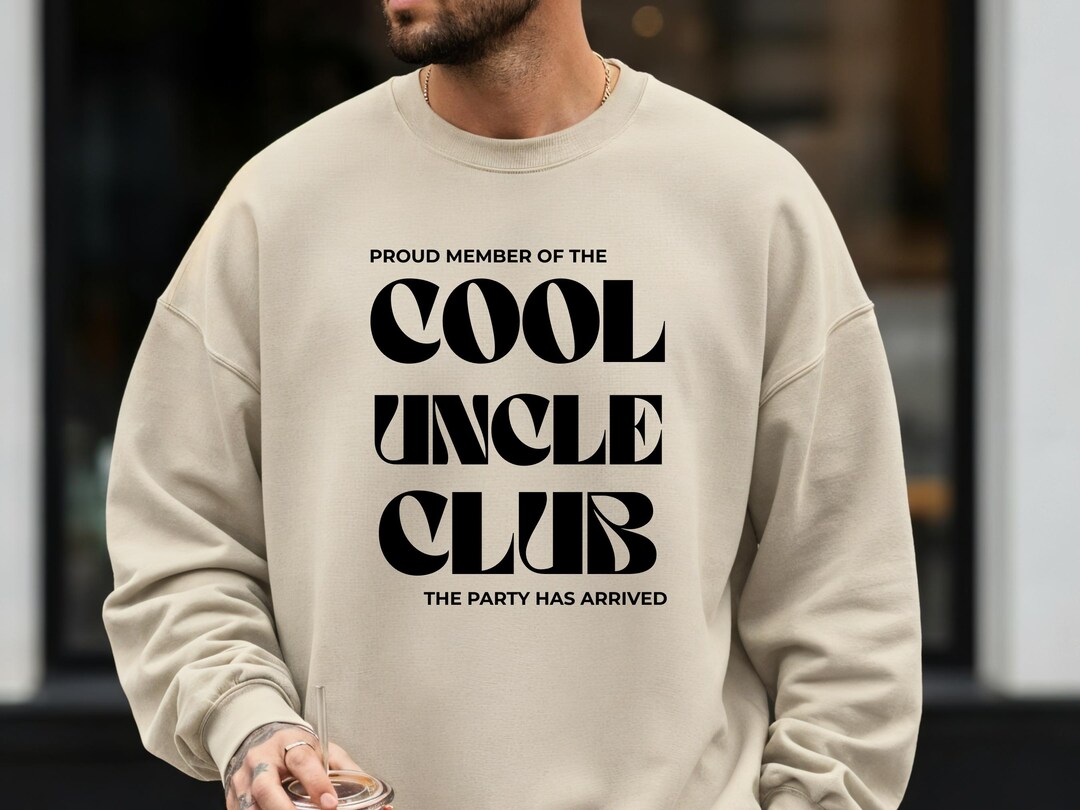 Cool Uncle Club Sweater | Best Uncle Reveal Shirt - Etsy