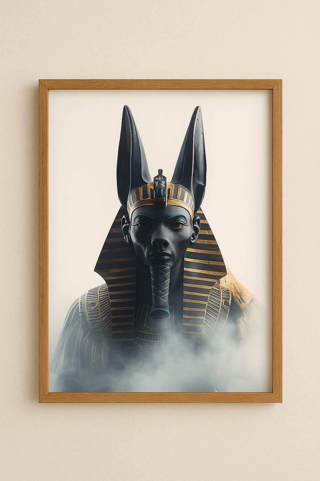 Egypt Pharaoh Anubis Poster Digital Print A2 - Etsy