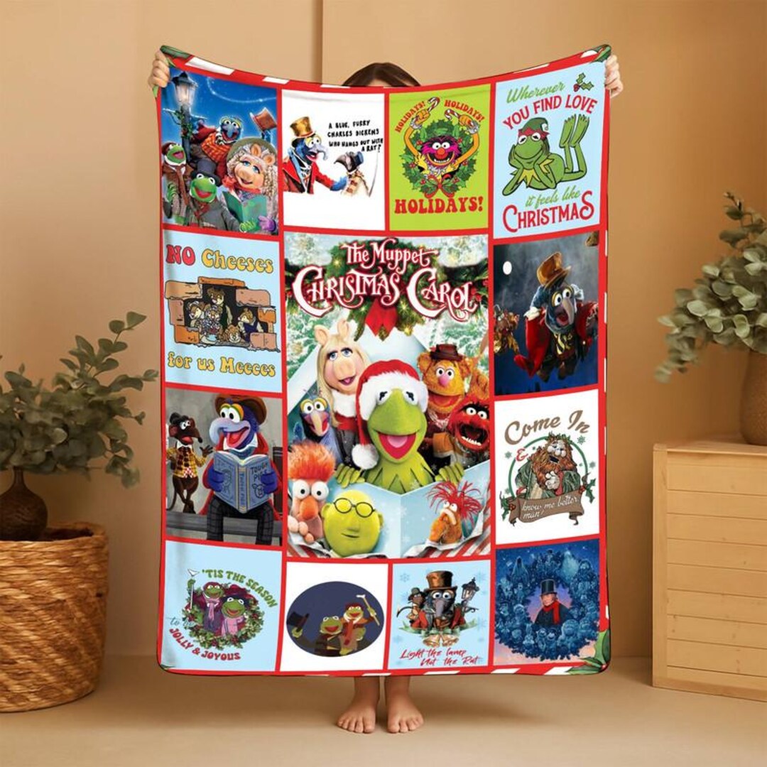 Personalized the Muppet Christmas Blanket, the Muppet Lovers Blanket ...