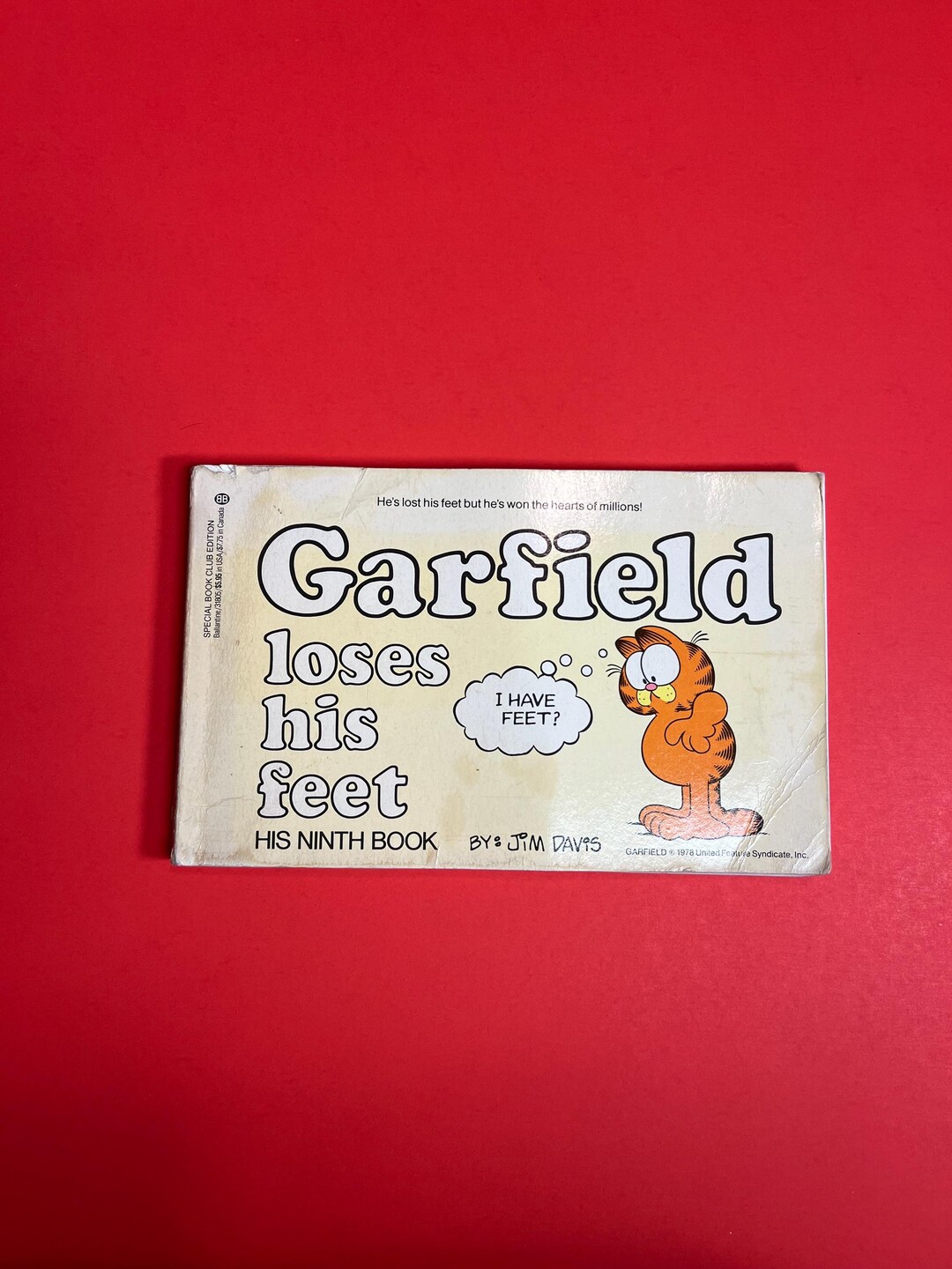 Garfield Loses His Feet by Jim Davis Vintage 1970s Comic Book - Etsy