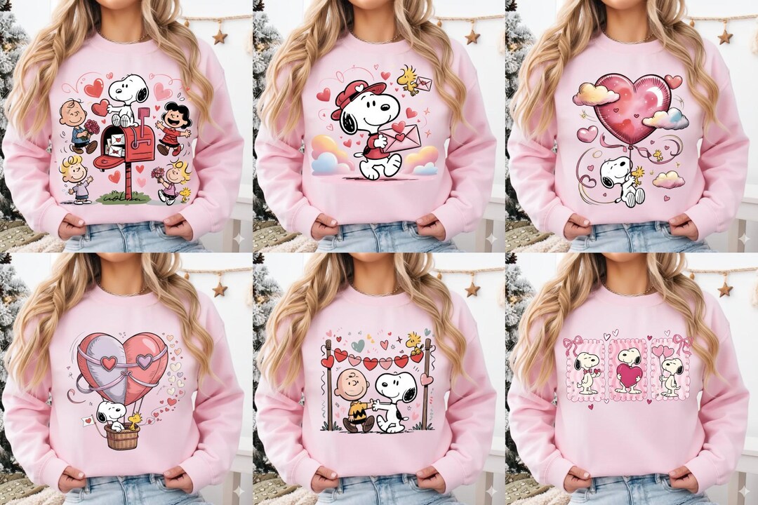 Valentines Day Png Snoopy Bundle, Snoopy Love PNG Bundle , Valentine's ...