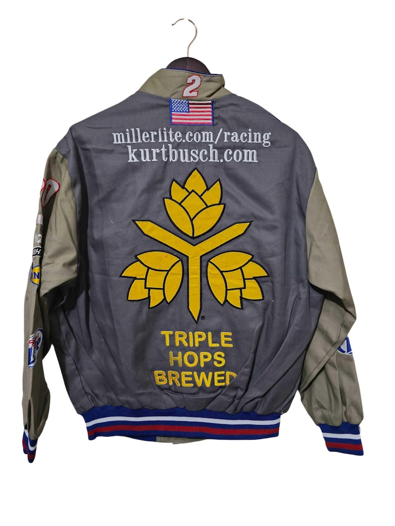 Chase Authentics Miller Lite Racing Jacket – Kurt Busch #2 | L - Etsy