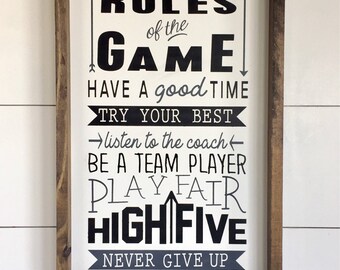 Game Room Sign - Etsy