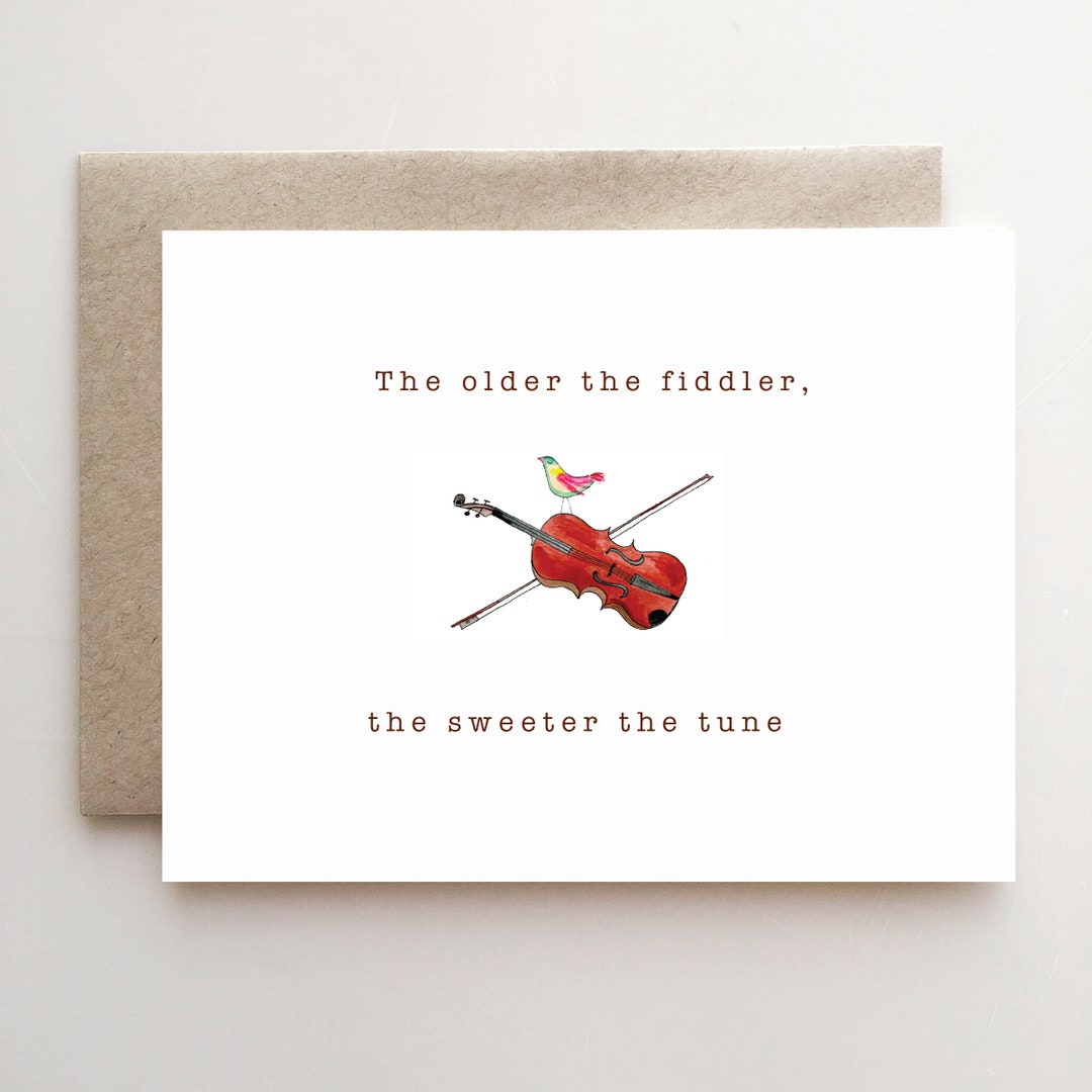 Sweet Tune Birthday Card - Etsy