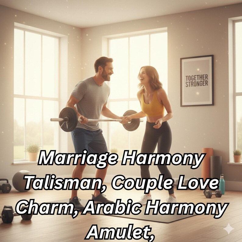 Marriage Harmony Talisman, Couple Love Charm, Arabic Harmony Amulet ...