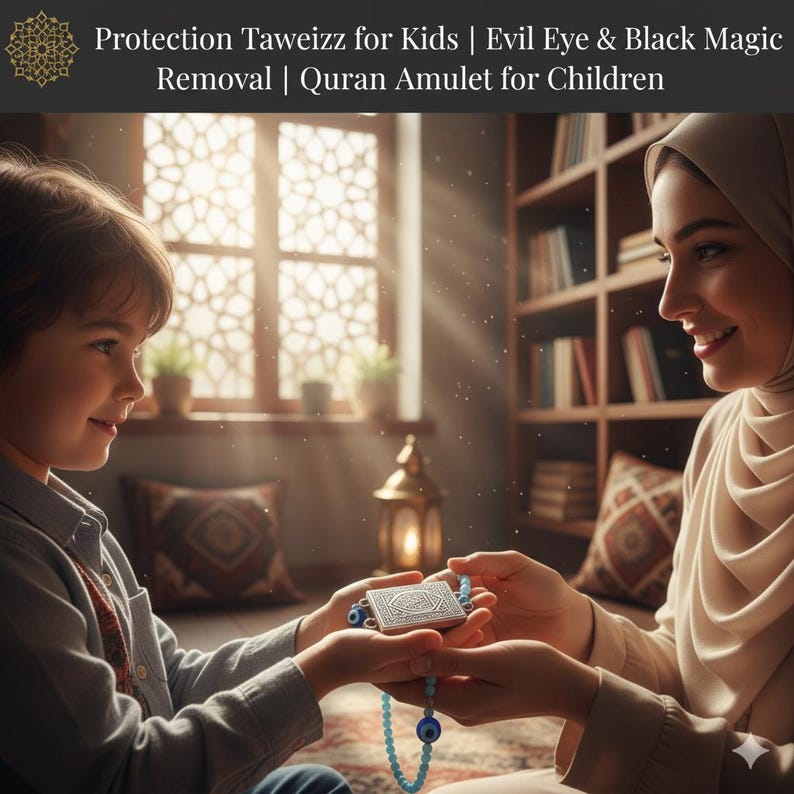 Evil Eye & Black Magic Removal Protection Taweez for Kids | Quran ...