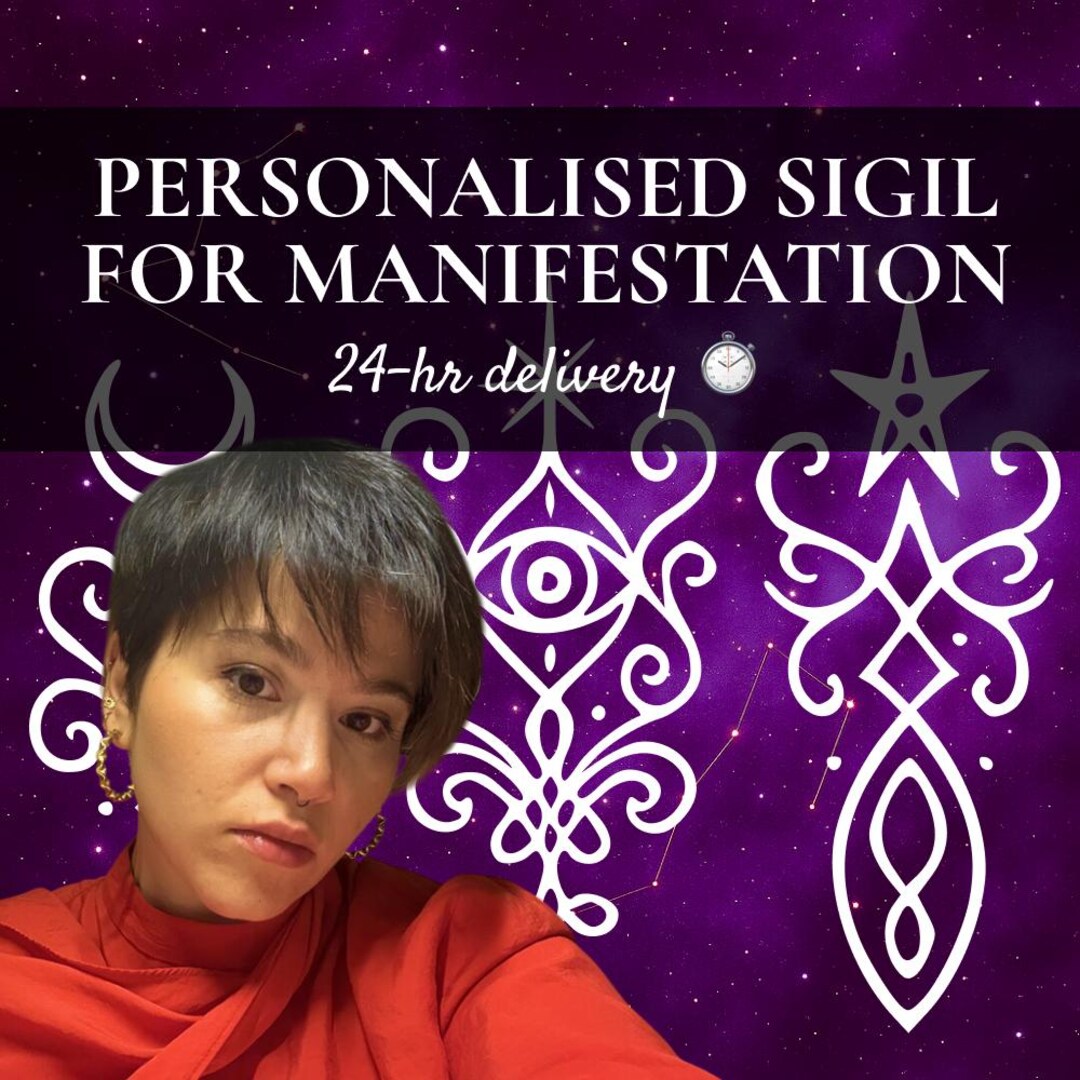 Custom Sigil Drawing: Personalized Spiritual Art for Manifestation ...