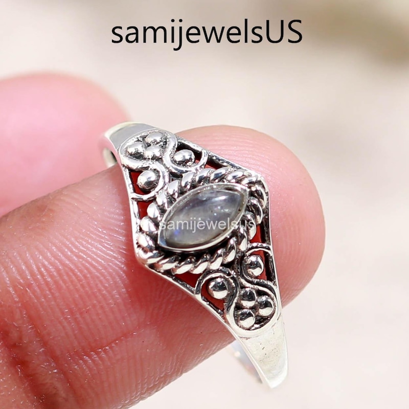 Moonstone Boho Fine Jewelry - Etsy