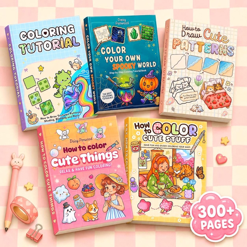 How to Draw Easy Patterns Coloring Books Bundle Volume 2, Bold and Easy ...