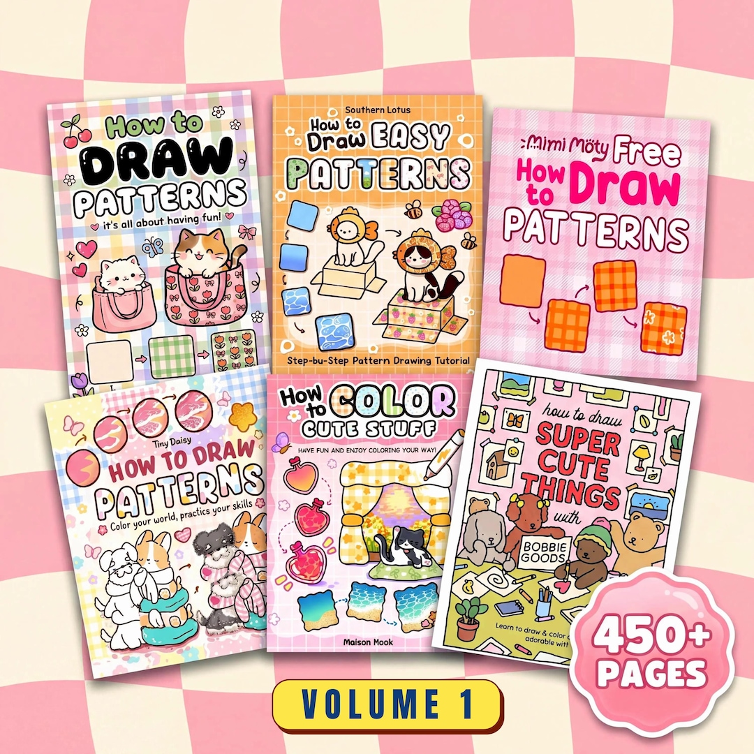 How to Draw Easy Patterns Coloring Books Bundle, Bold and Easy Coco Wyo ...