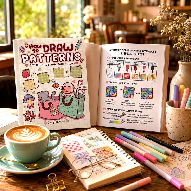 How to Draw Easy Patterns Coloring Books Bundle, Bold and Easy ...