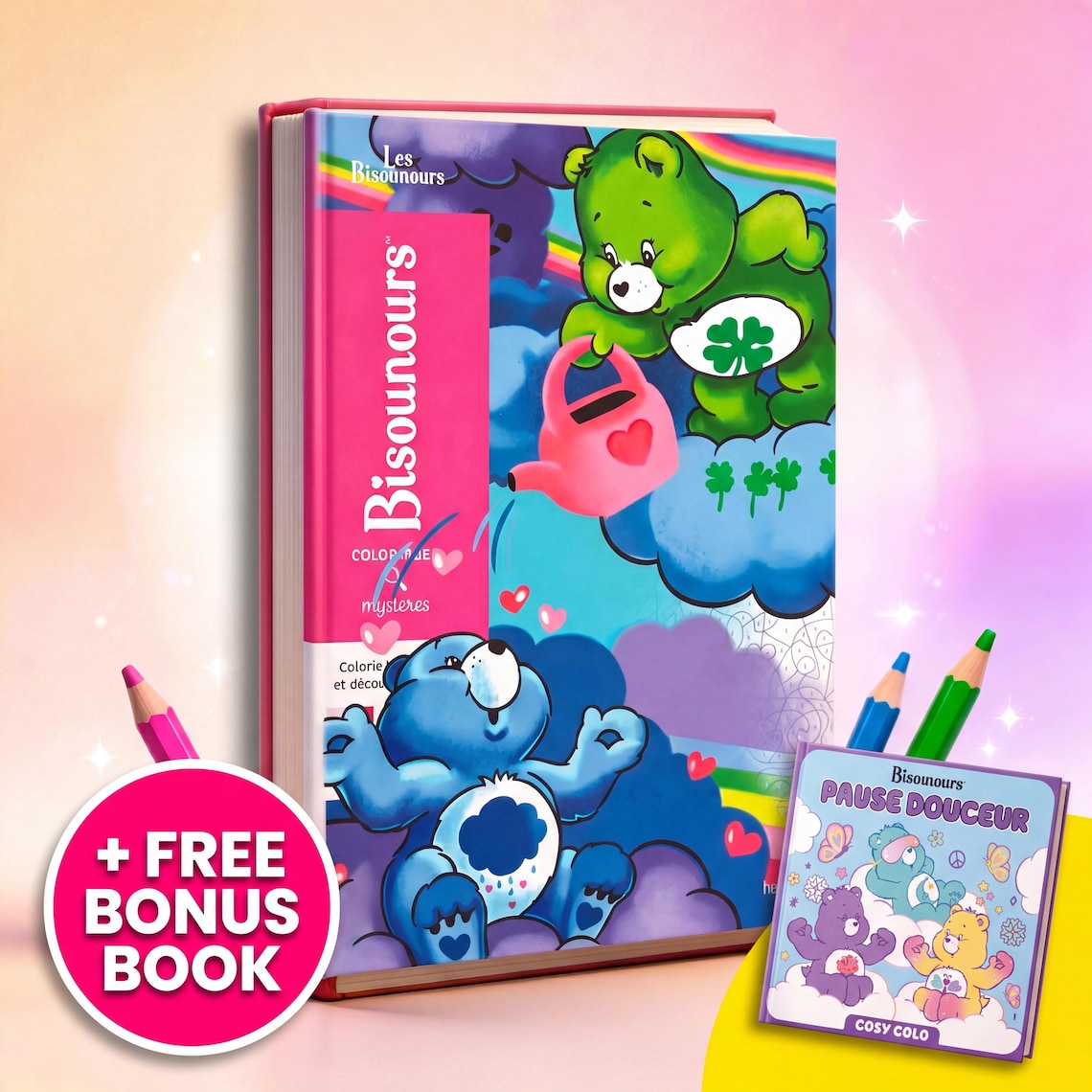 Care Bears Mystery Color by Number Book , Bisounours and Free Book ...