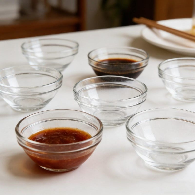 Small Glass Prep Bowls - Etsy
