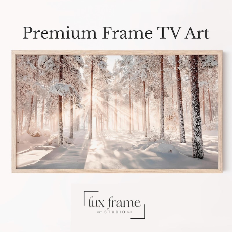 Frame Tv Photos Winter - Etsy