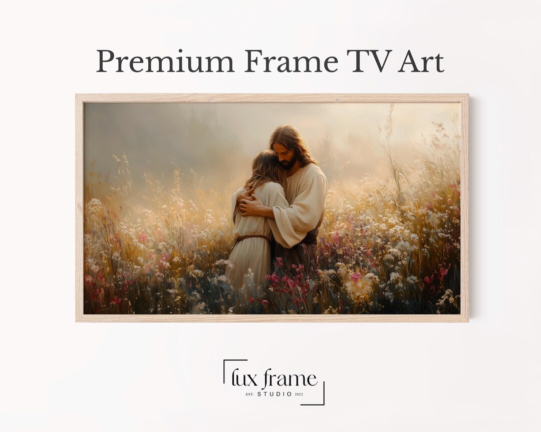 Jesus Hugging Redemption Art, Christian TV Art, Warm Spiritual ...