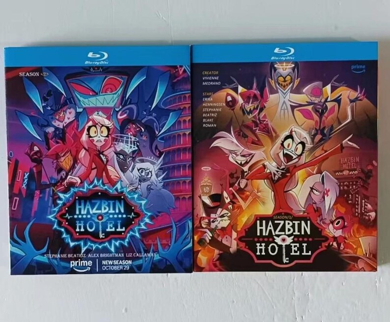 Hazbin Hotel Season 1-2：BD 4-disc All Region New Box Set - Etsy