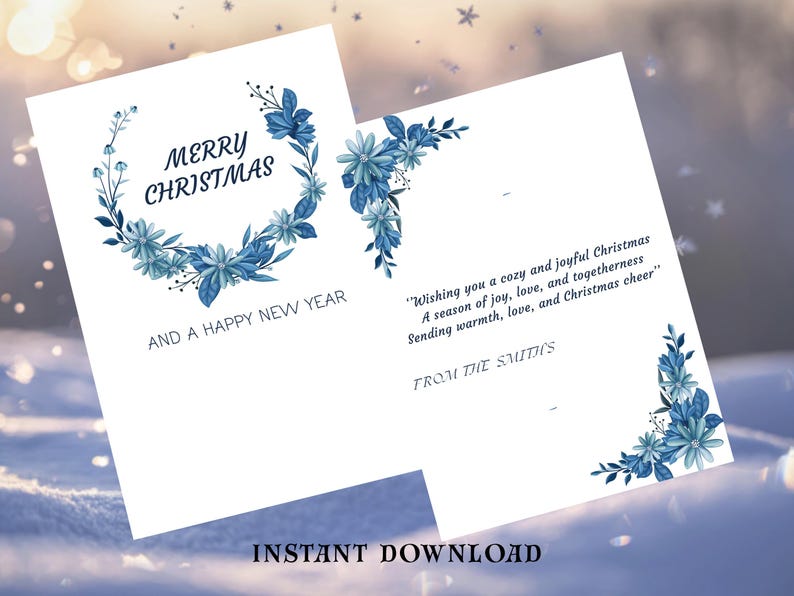 Christmas Animated Greeting Card | Digital Download Festive Animated ...
