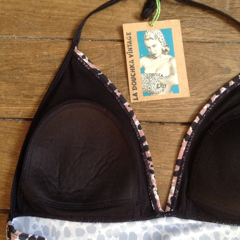 French 1980s Woman 1 Piece Bathing Suit Swimsuit Swimwear Etsy