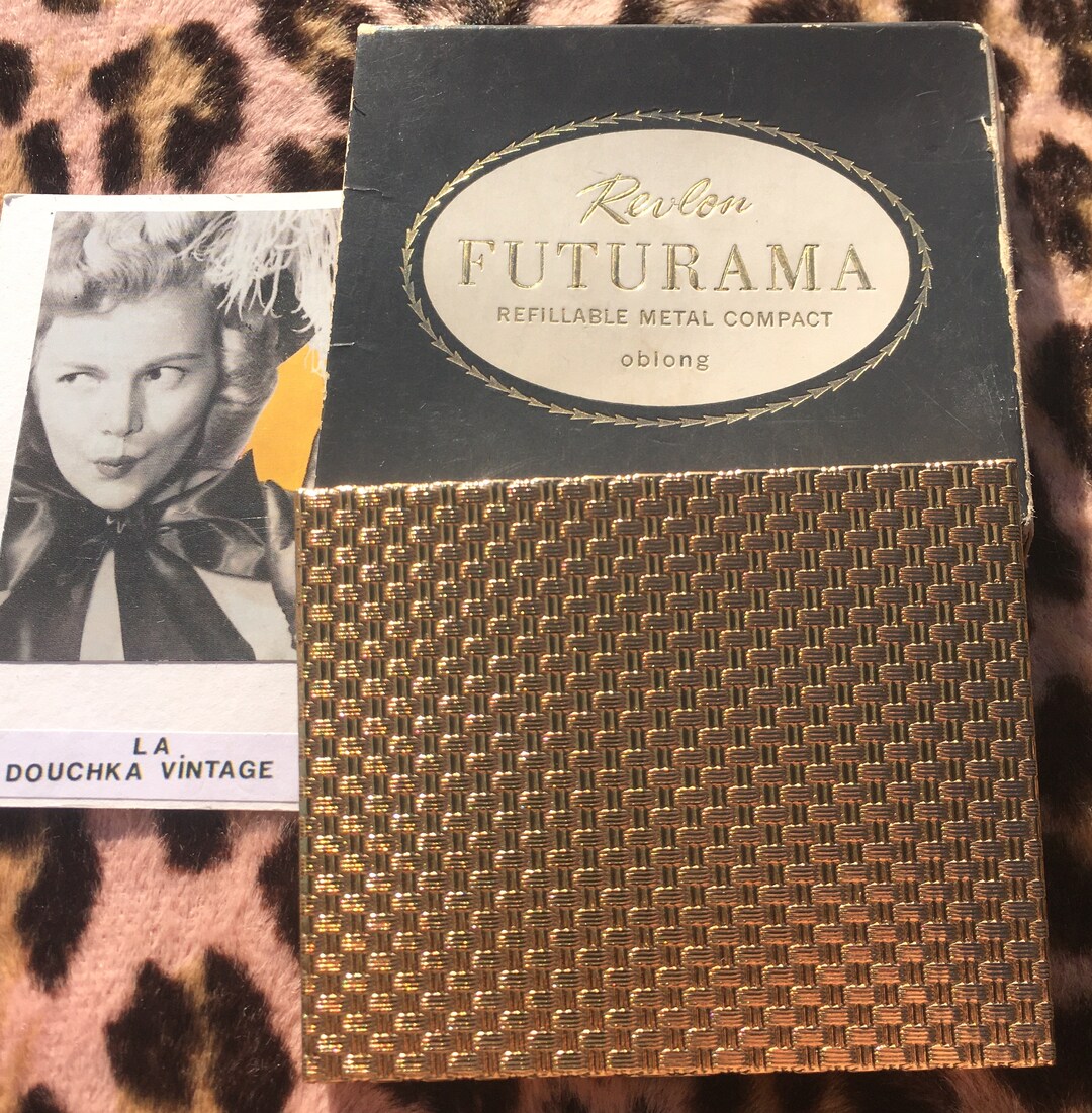 Revlon 1950s Women Signed Powder Compact Futurama : Designed - Etsy