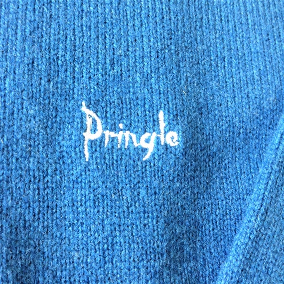 Timeless James Pringle Men Ocean Blue Winter Jumper S… - Gem