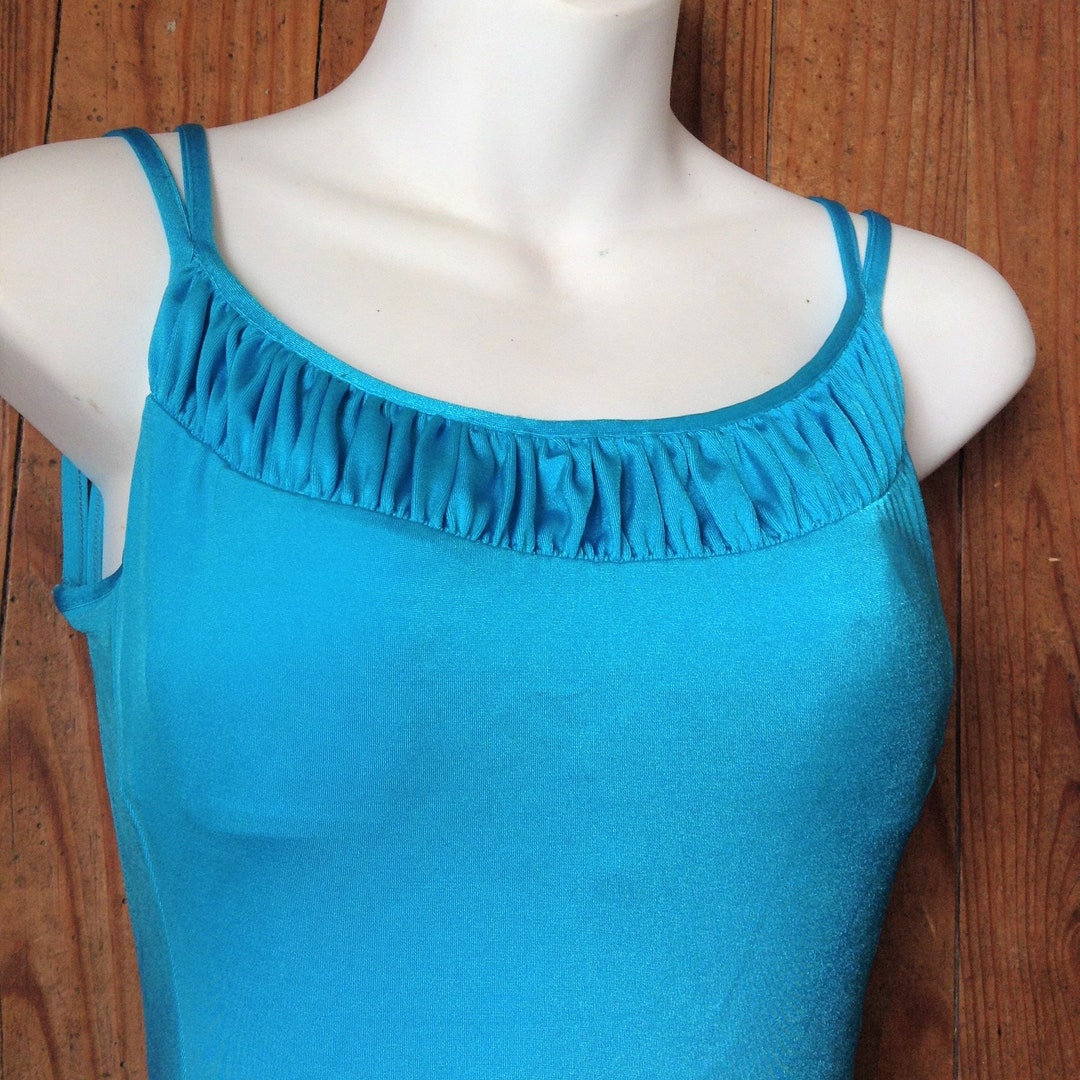 Cute 1970s Women Vintage 1 Piece Bathing Suit Swimsuit Swimwear ...