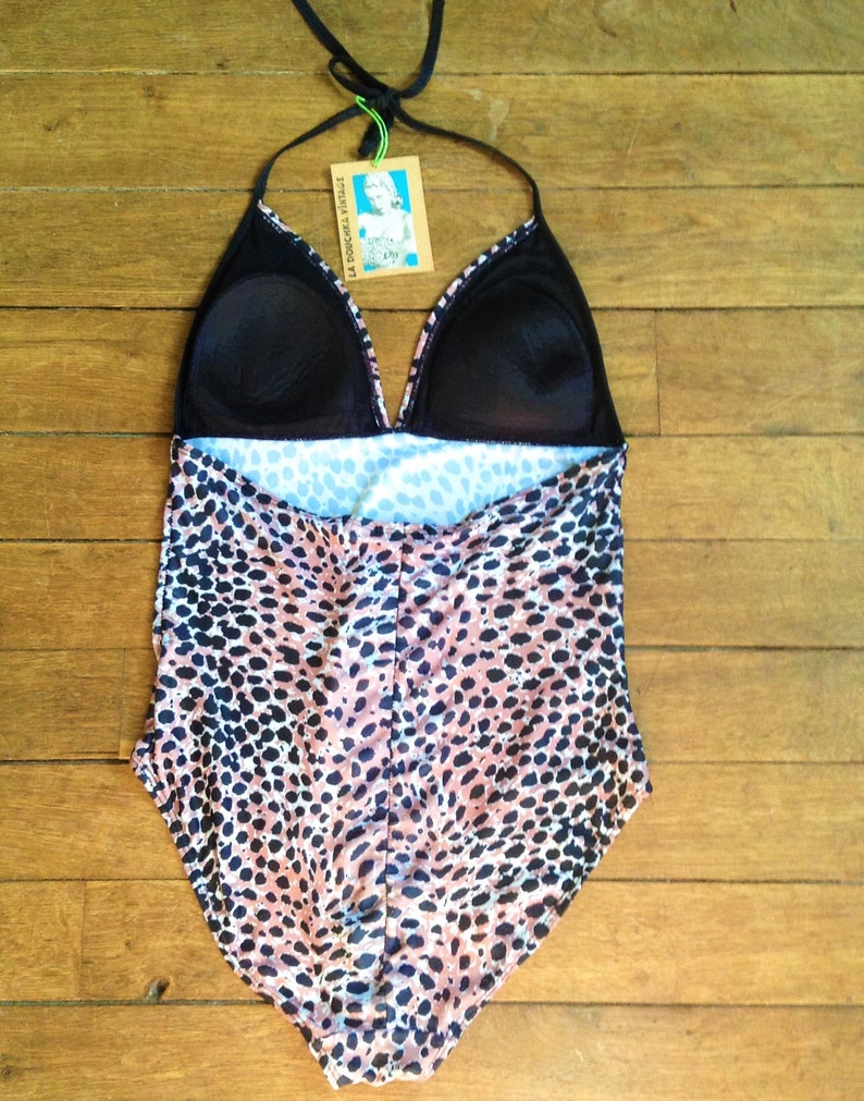 French 1980s Woman 1 Piece Bathing Suit Swimsuit Swimwear Etsy