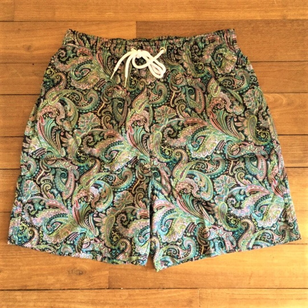 French 1990s Men Vintage Beachwear Swimwear Shorts & Pockets ...
