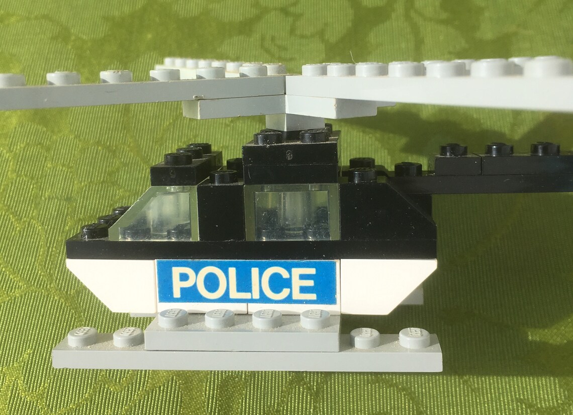 LEGO 1970s POLICE HELICOPTER Jouet 618 Made in Denmark Daté | Etsy