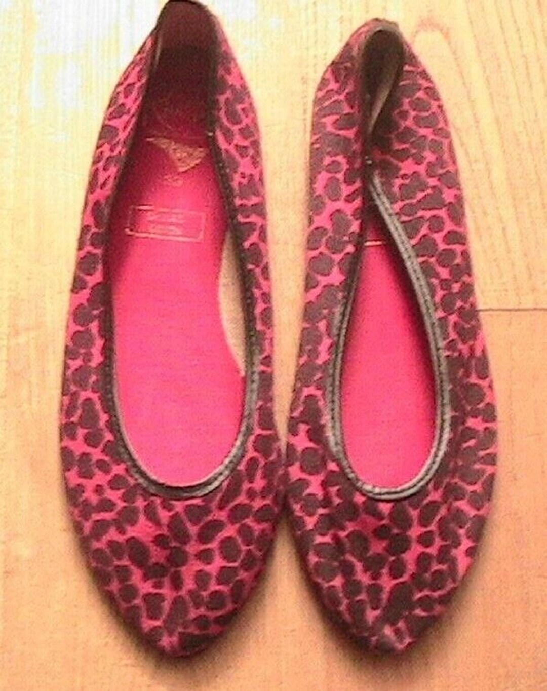 French Rockabilly 1950s BALLERINA FLATS SHOES Black & Red - Etsy