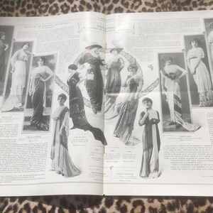 French Edwardian 1910s Women HOME & FASHION MAGAZINE ~la Mode Illustree ...