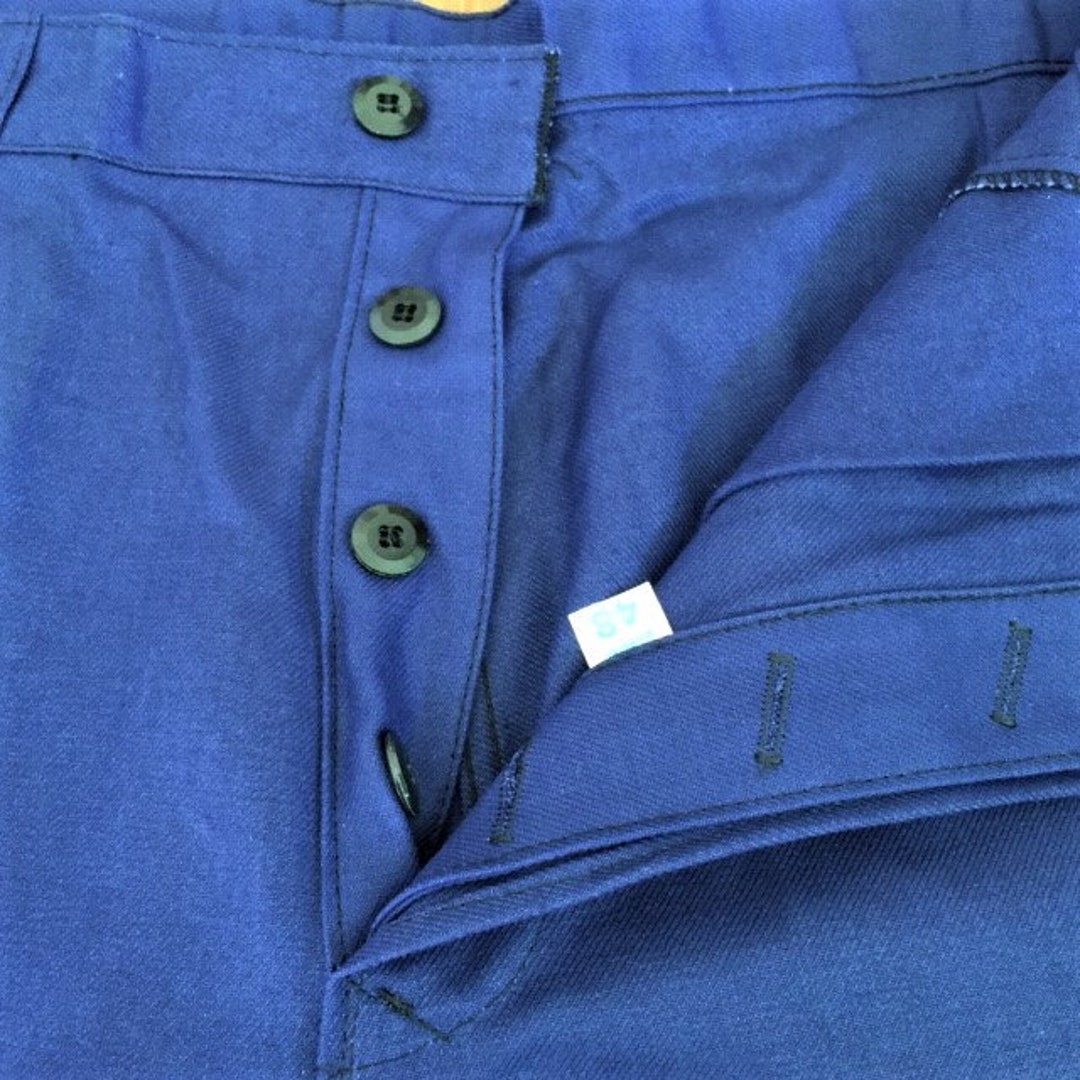 French 1960s Vintage Men Chore Factory Union Workwear Work Pants ...