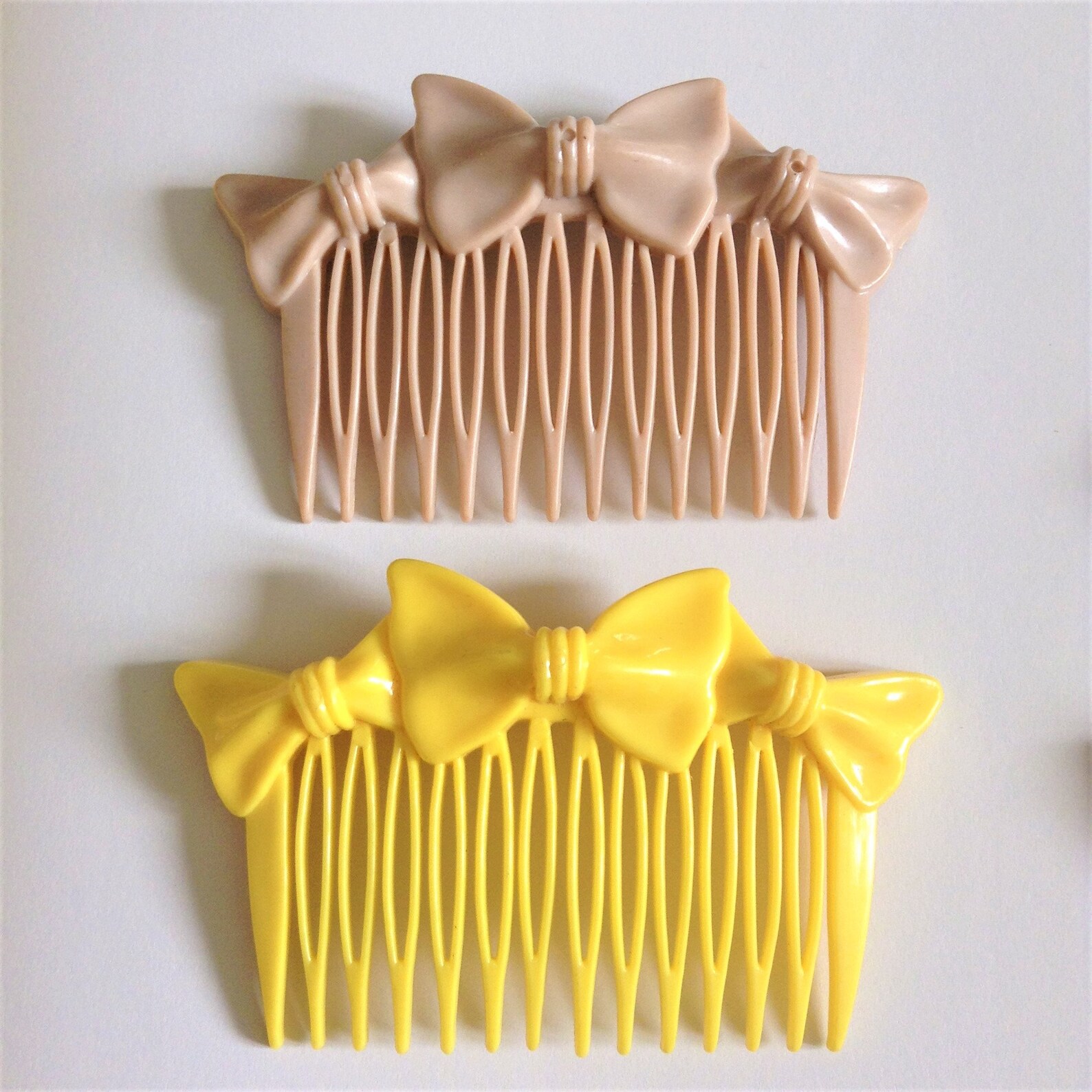 French 1960s Woman Vintage Large Oversized Hair Combs - Etsy