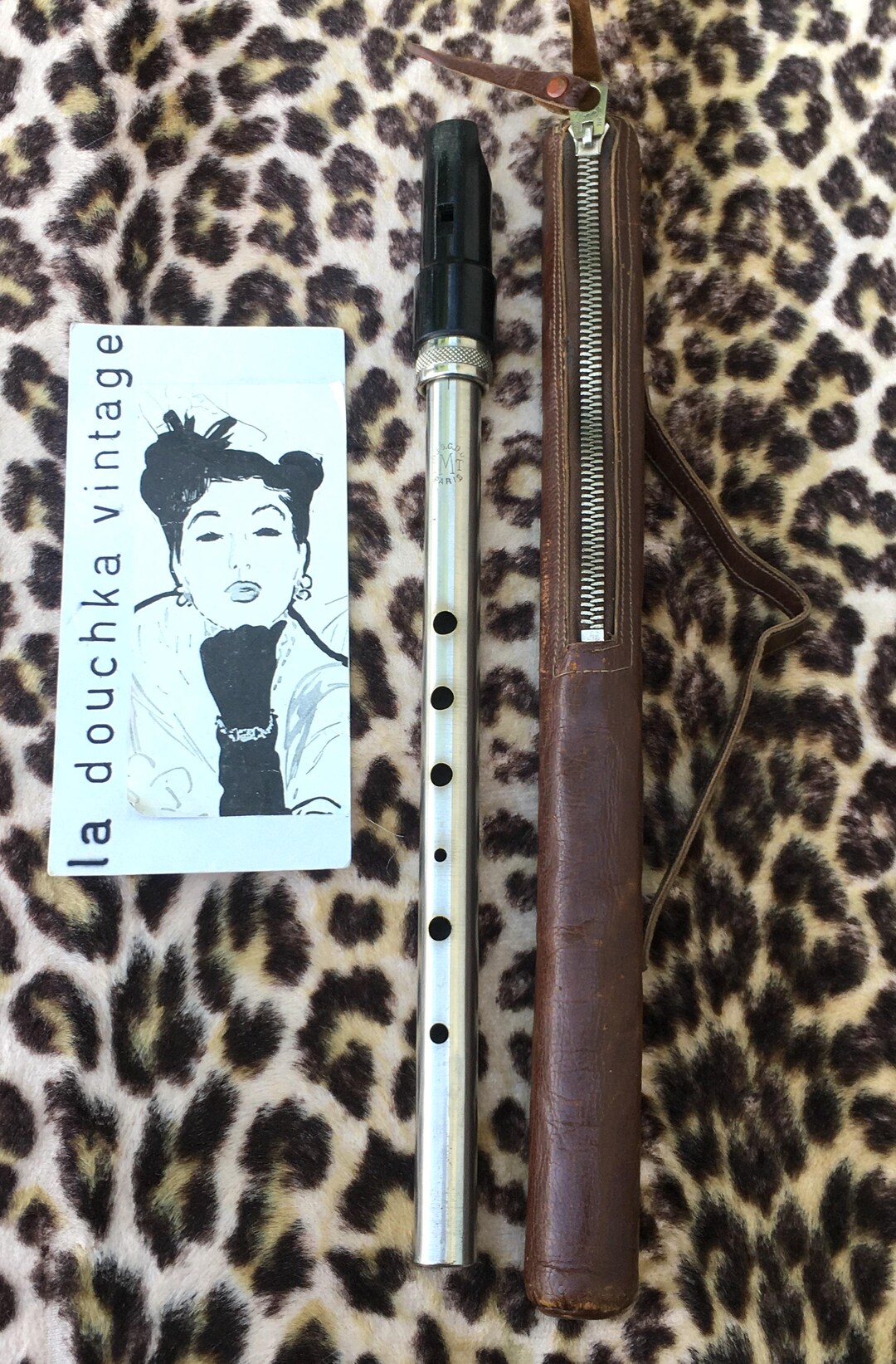 French 1930s Rare FLUTE ~ Bakelite Mouthpiece ~ Fipple / Block / Duct ...