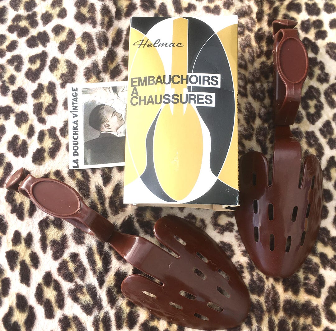HELMAC 1960s Men SHOE TREES / Shoe Forms / Shape Keepers~ Adjustable ...